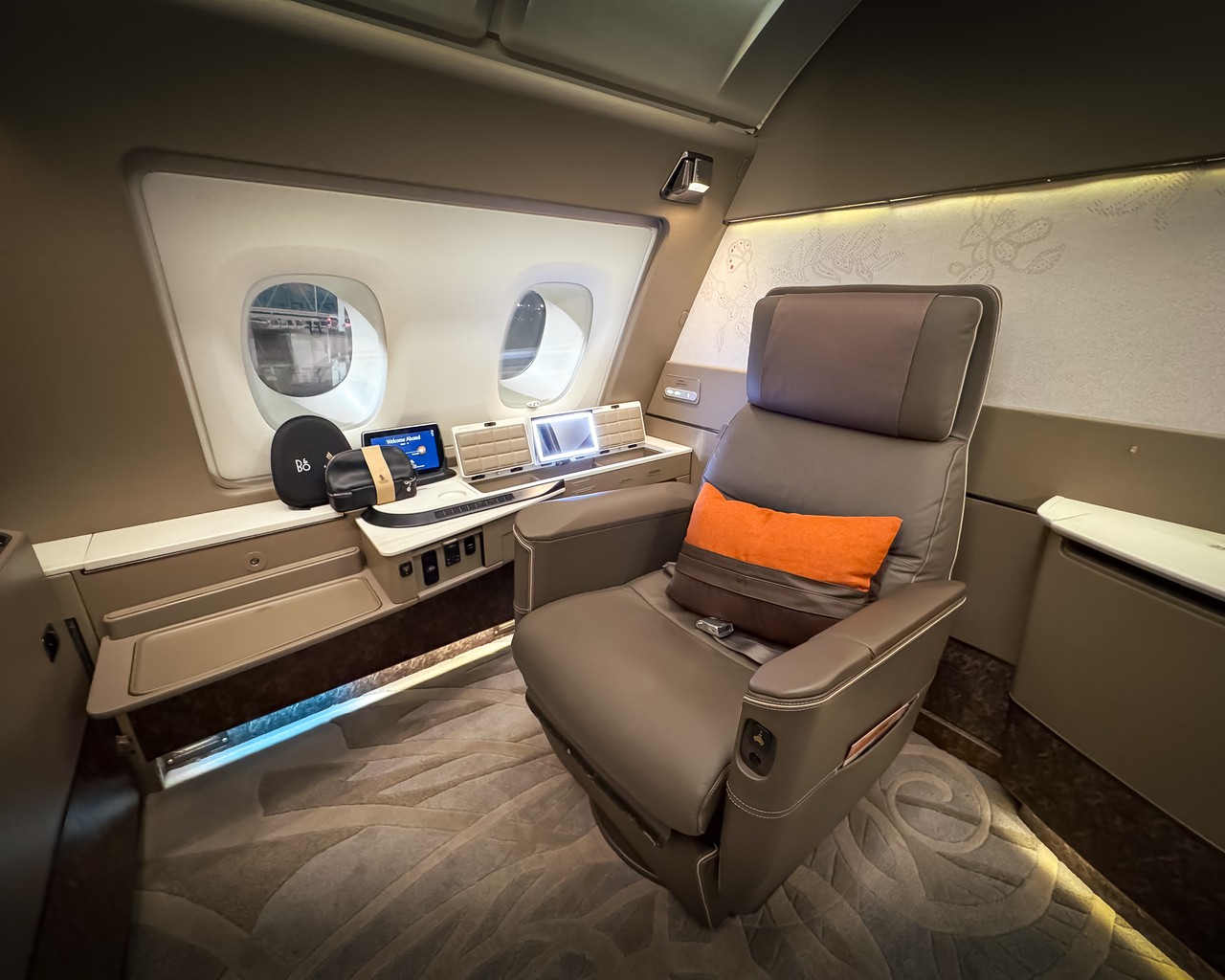 Review of Singapore Airlines flight from Mumbai to Singapore in First