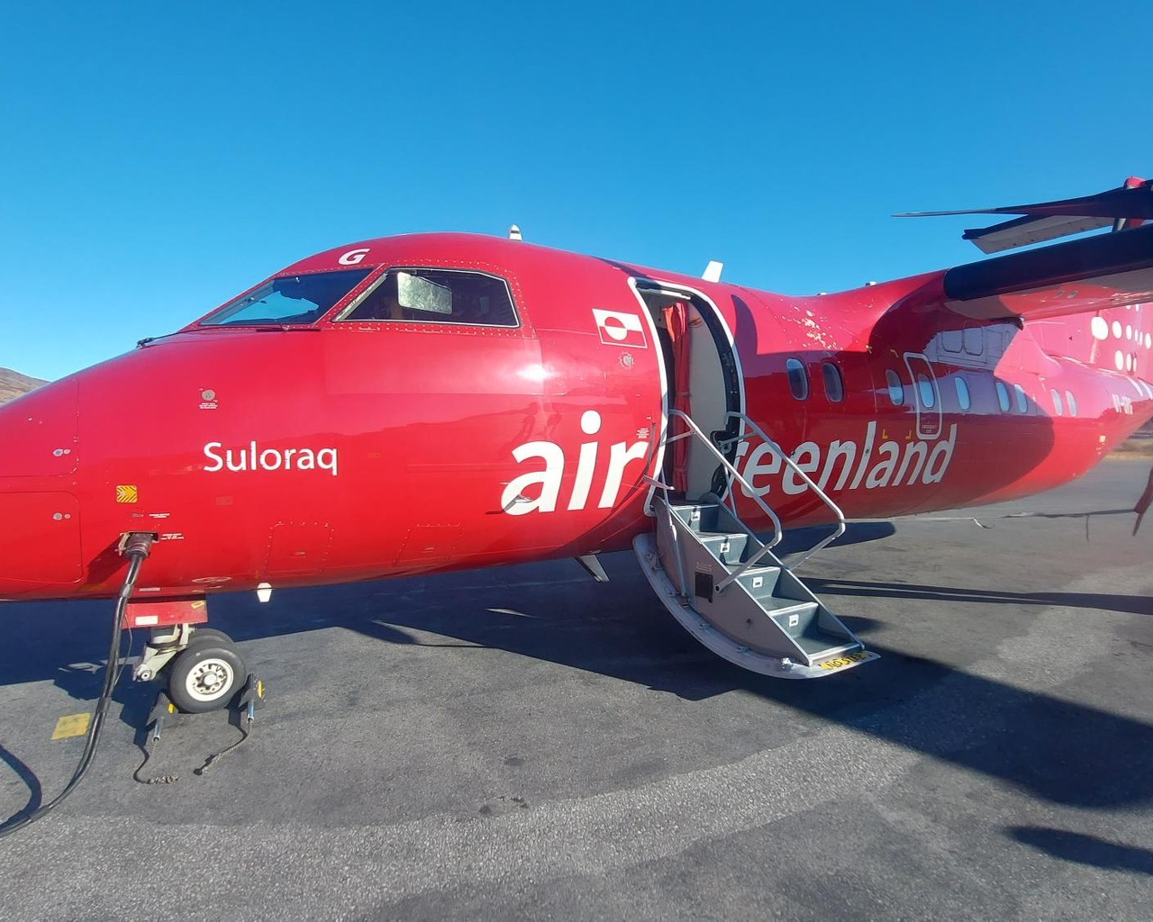 Review of Air Greenland flight from Kangerlussuaq to Nuuk in Economy