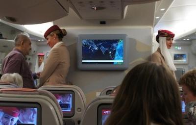 Review of Emirates flight from Dubai to Bangkok in Economy