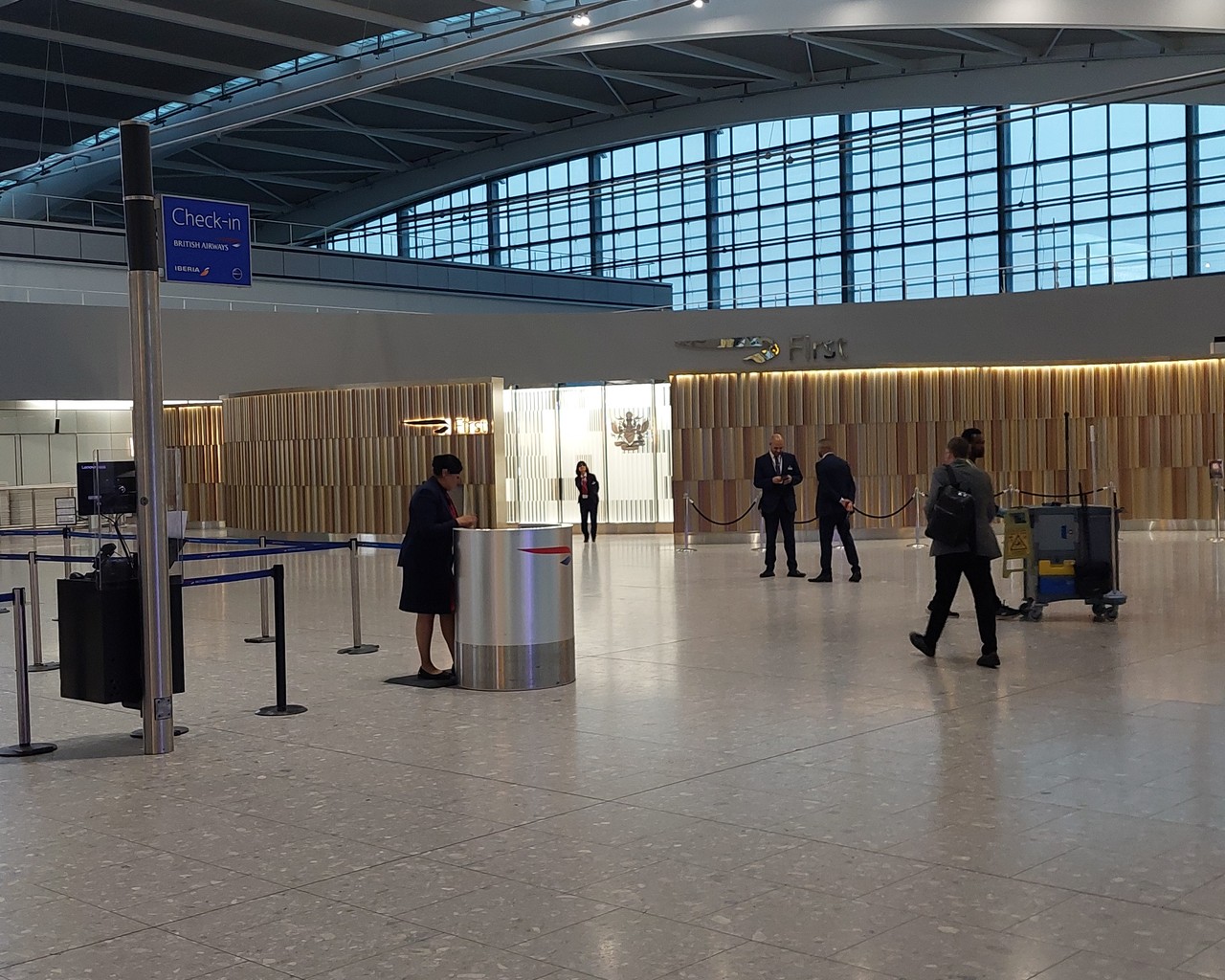 Review of British Airways flight from London to Newark in First