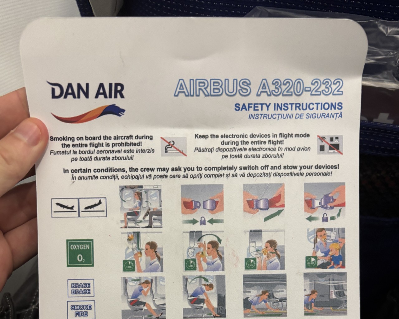 Avis du vol Dan Air Athens → Bucharest en Economique