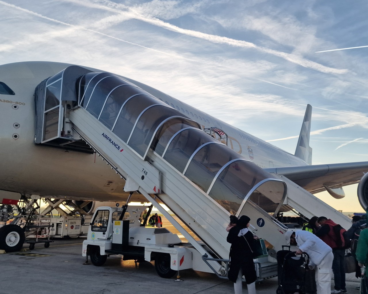 Avis du vol Etihad Airways Paris → Abu Dhabi en Affaires