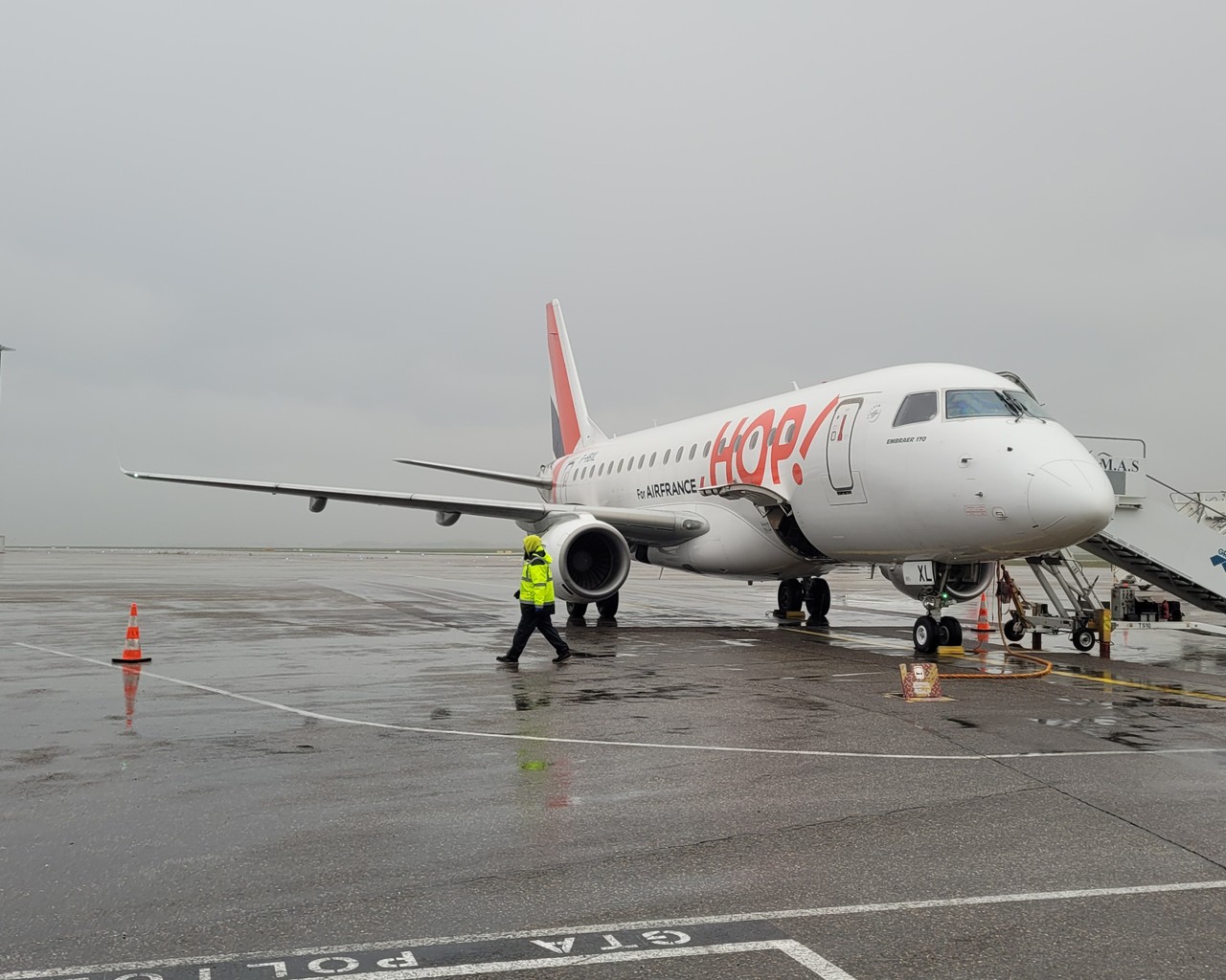 Review of Air France Hop flight from Marseille to Lyon in Economy