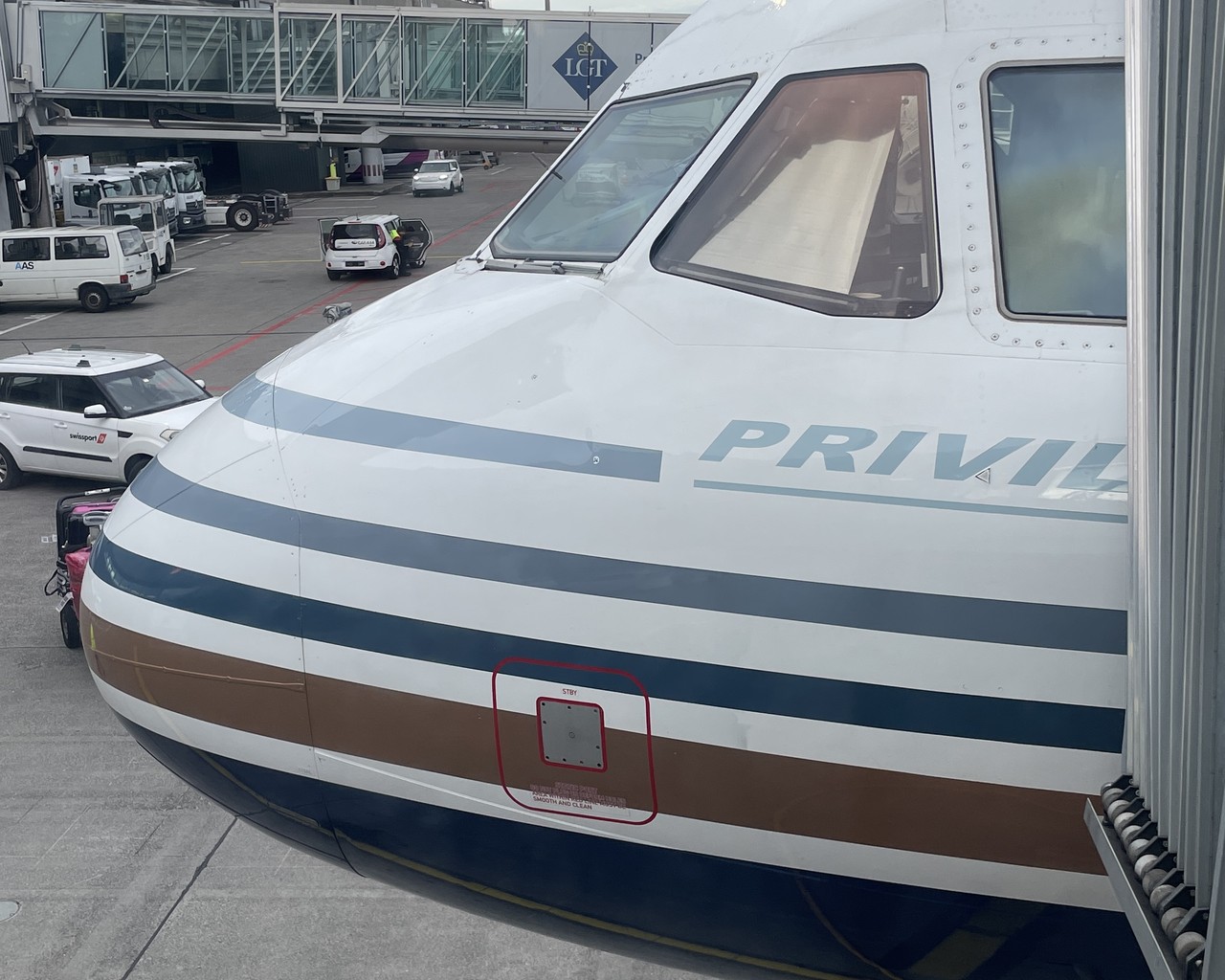 Review of Privilege Style flight from Madrid to Zurich in Economy