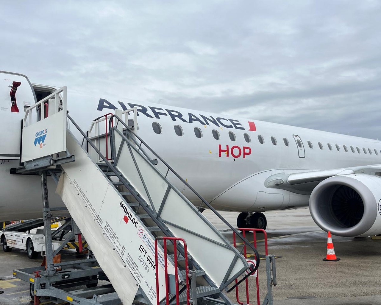 Review of Air France Hop flight from Paris to Zagreb in Economy
