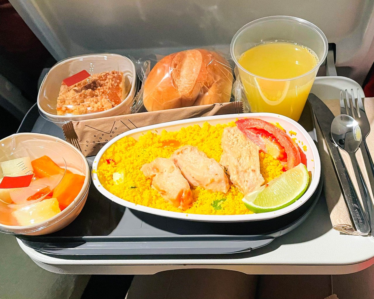 Review of Iberia flight from Dakar to Madrid in Economy
