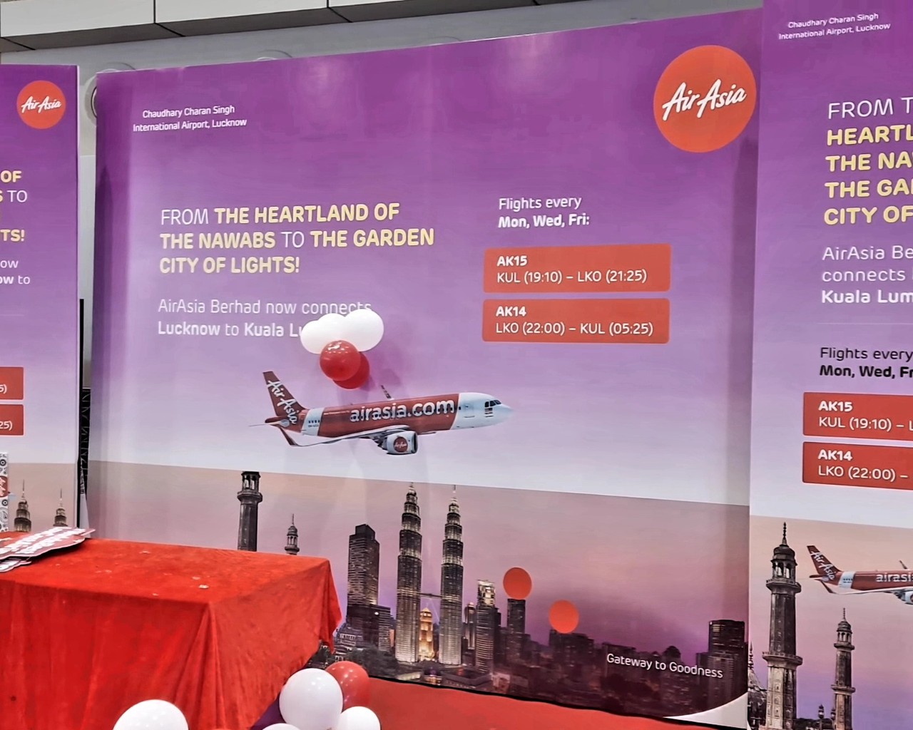 Review of Air Asia flight from Lucknow to Kuala Lumpur in Economy