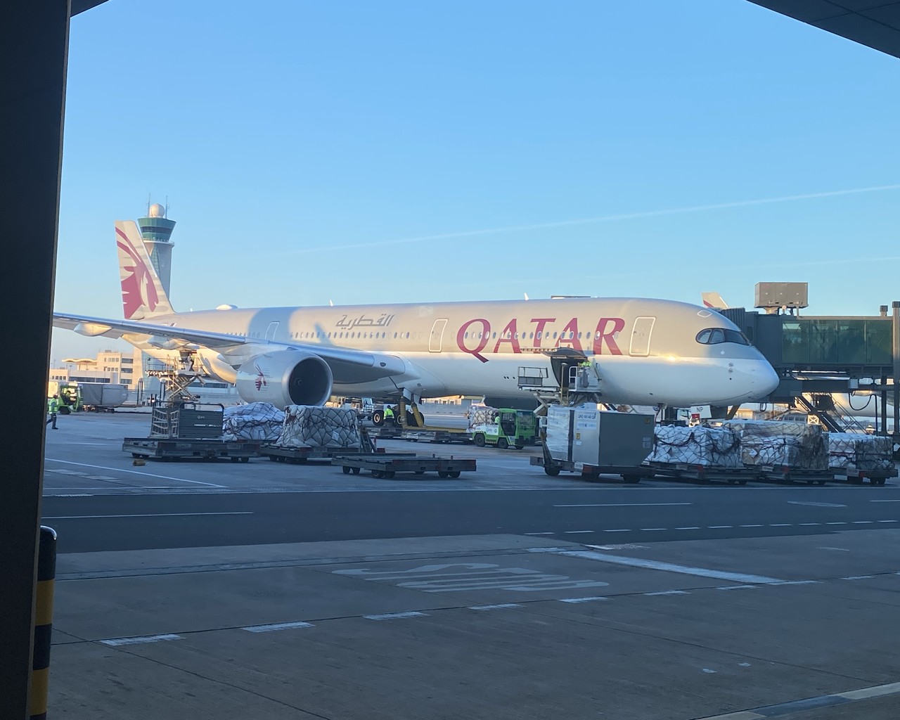 Review of Qatar Airways flight from Doha to Dubai in Economy