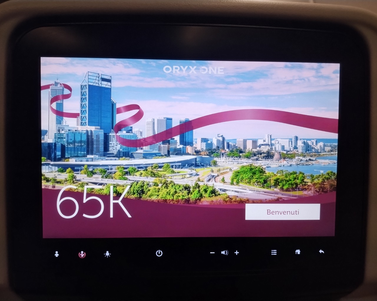 Review of Qatar Airways flight from Doha to Perth in Economy