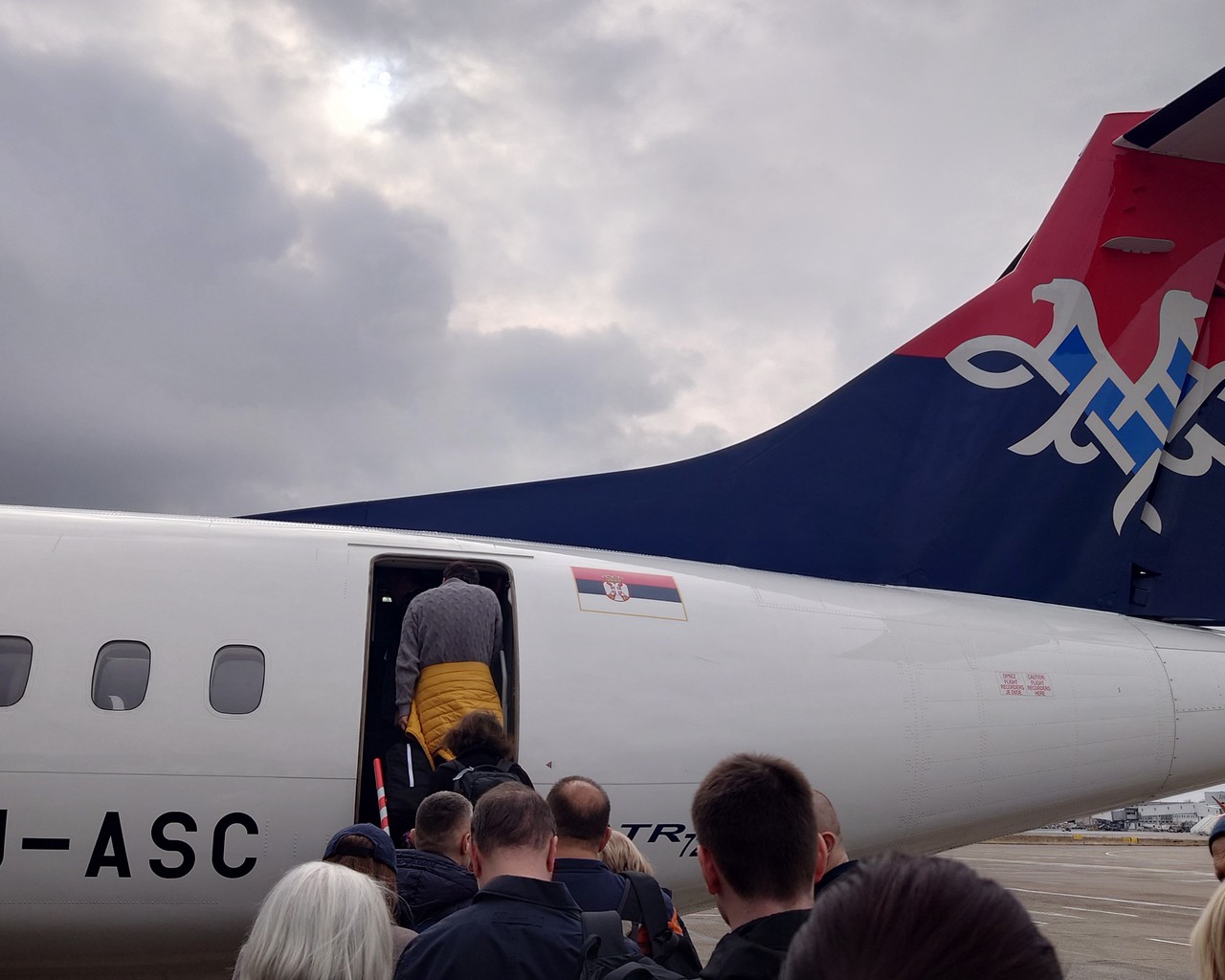 Review of Air Serbia flight from Belgrad to Sarajevo International in ...
