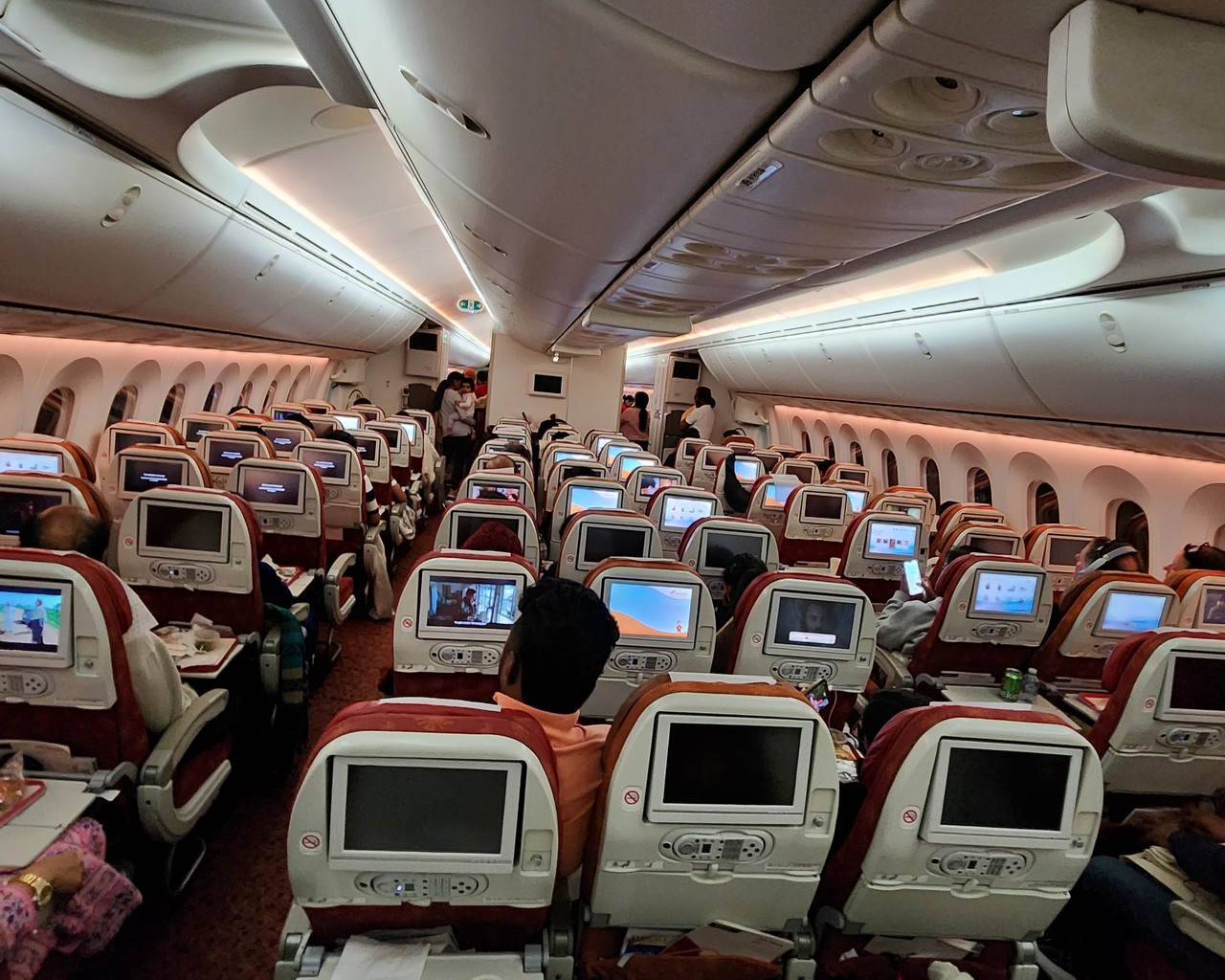 Review of Air India flight from Melbourne to Mumbai in Economy