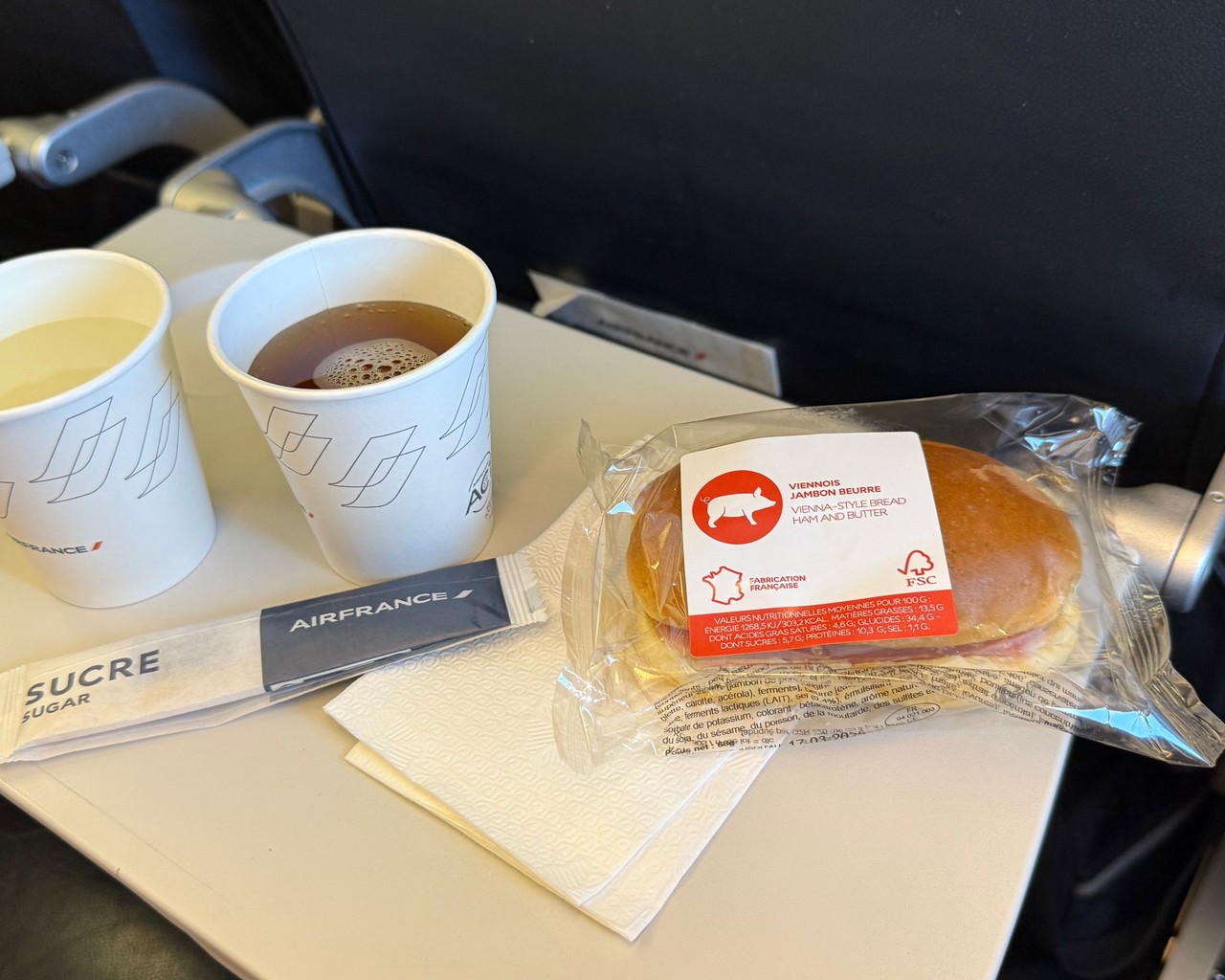 Avis du vol Air France Madrid → Paris en Economique