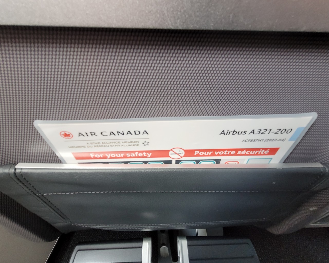 Avis du vol Air Canada Vancouver → Toronto en Affaires