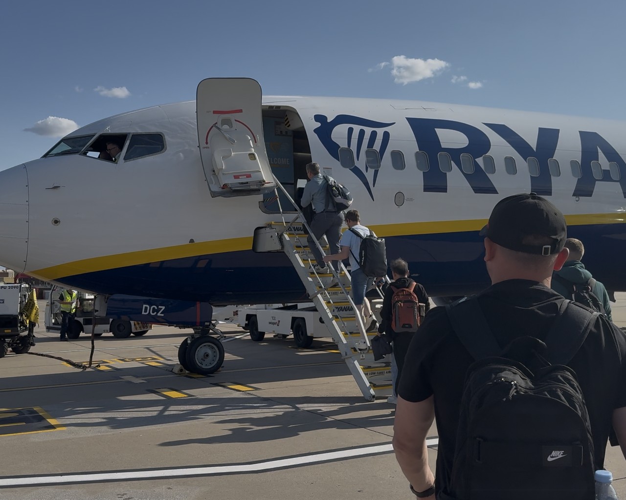 Review of Ryanair flight from Nottingham to Berlin in Economy
