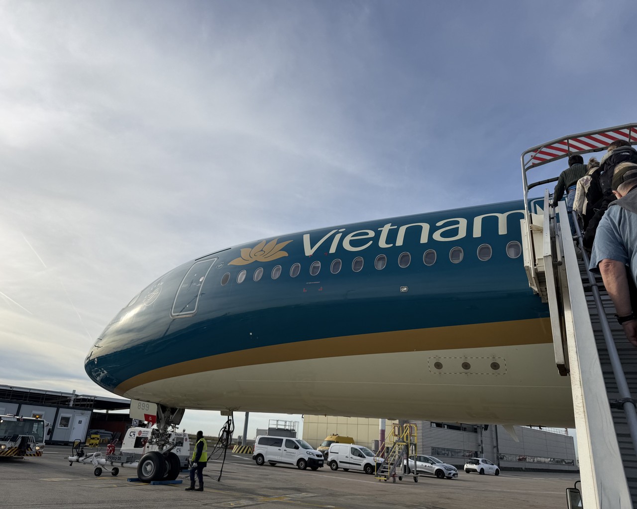 Avis du vol Vietnam Airlines Paris → Ho Chi Minh City en Economique