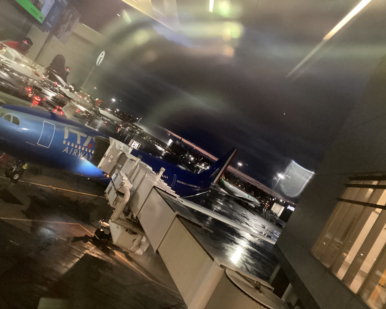 Review of ITA Airways flight from Boston to Rome in Economy