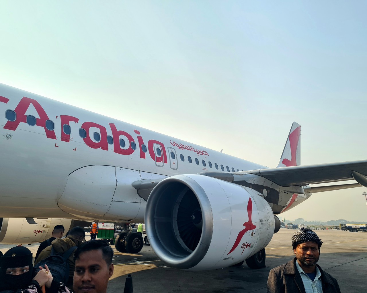 Review of Air Arabia flight from Sharjah to Dhaka in Economy