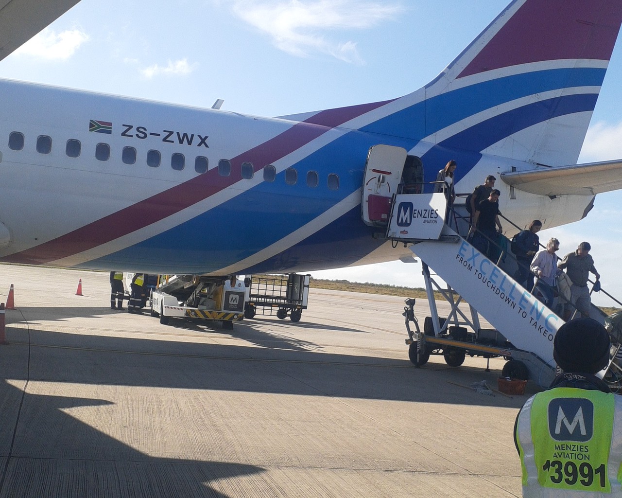 Review of FlySafair flight from Johannesburg to George in Economy