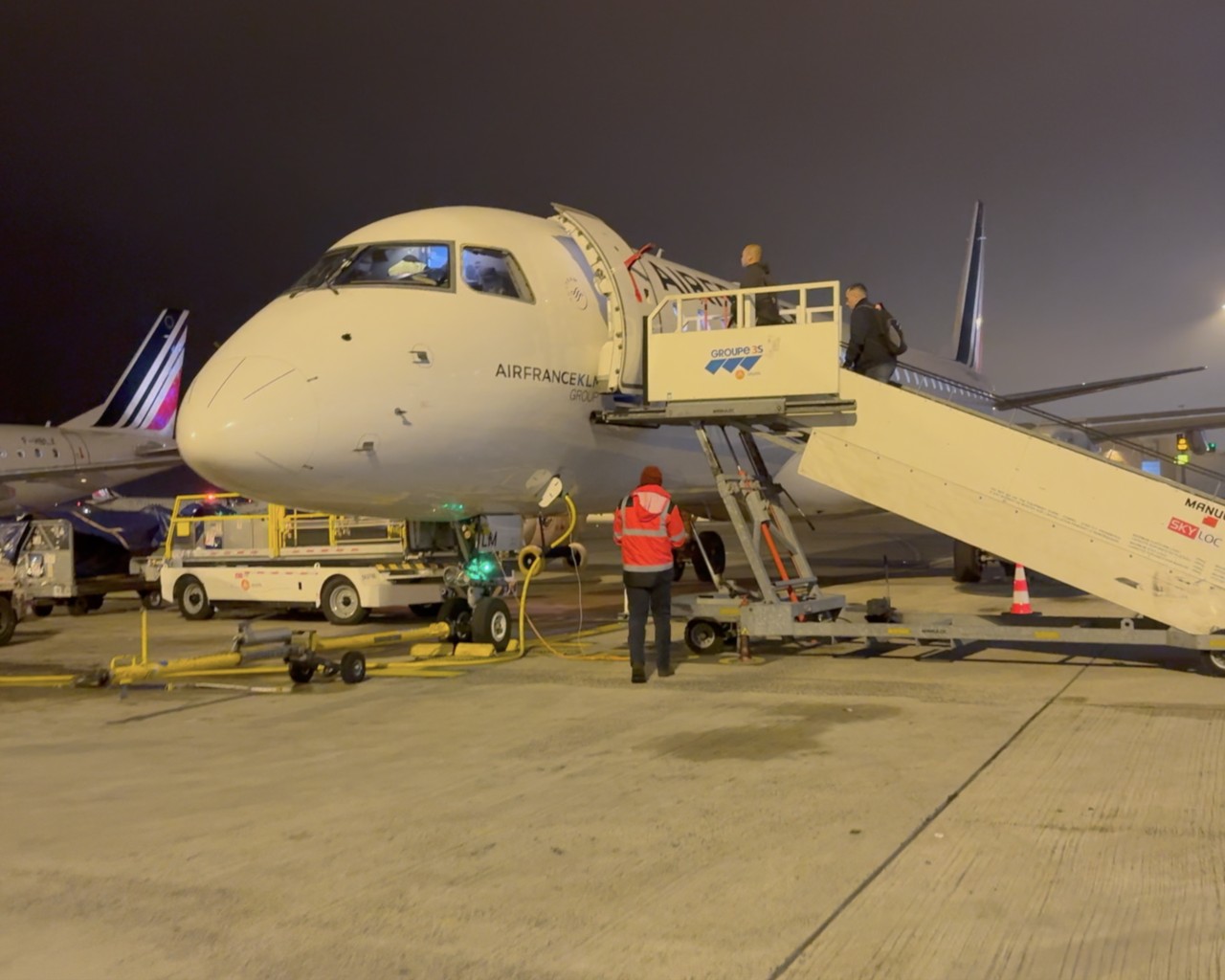 Review of Air France Hop flight from Paris to Frankfurt in Economy