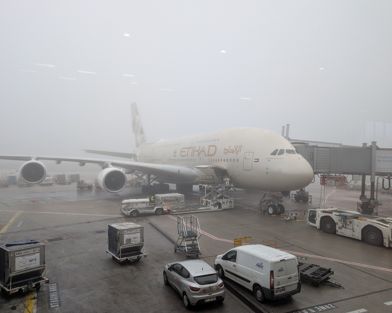 Avis du vol Etihad Airways Paris → Abu Dhabi en Affaires